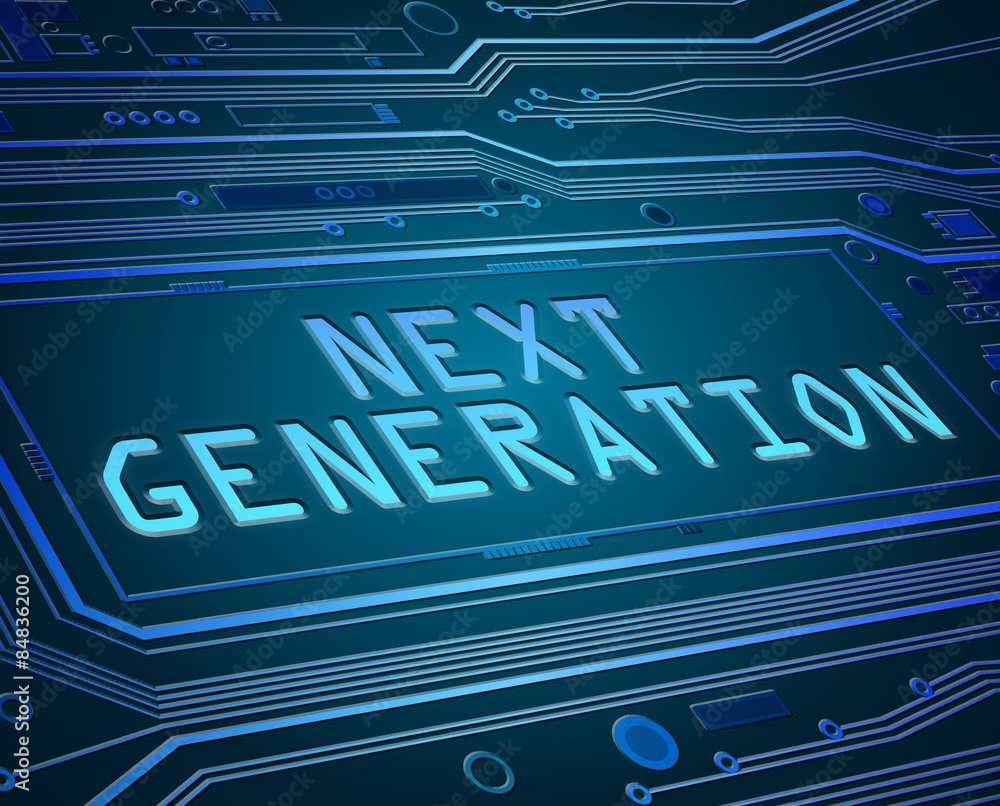 Next generation concept. Stock-Illustration | Adobe Stock