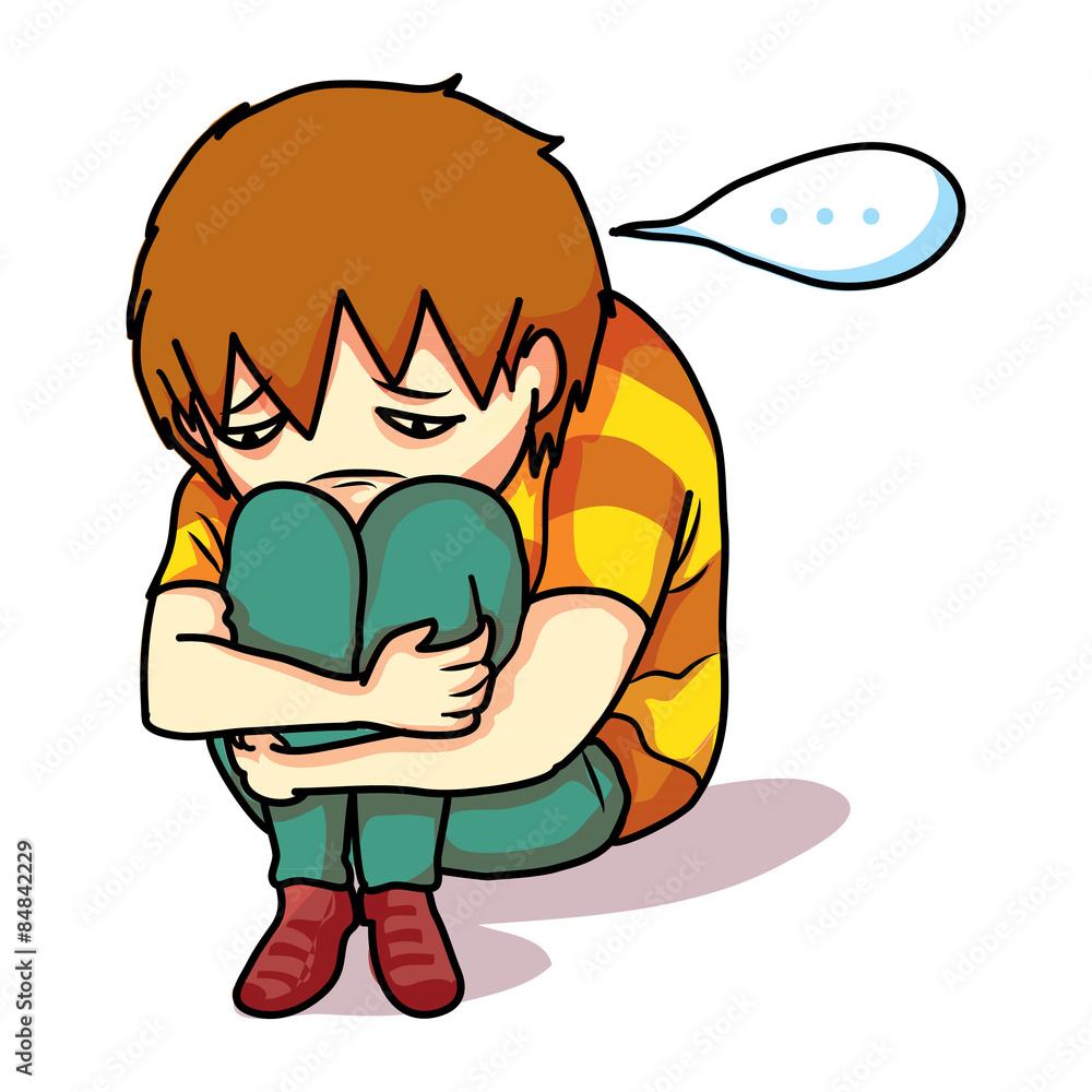 Lonely Kid Cartoon