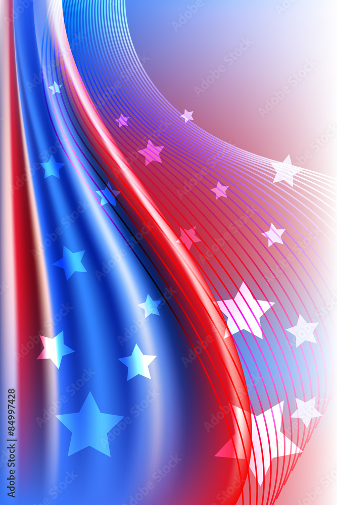 Patriotisk Bakgrunnsvektor