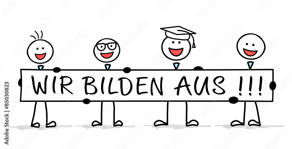 Wir bilden aus Stock Vector | Adobe Stock