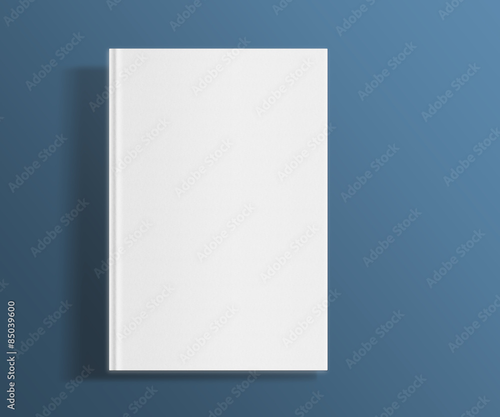 Blank book cover template. Stock Illustration | Adobe Stock