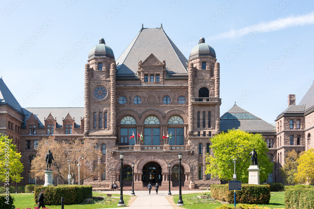 Queen's Park Building seat of the Ontario Provincial Government in ...