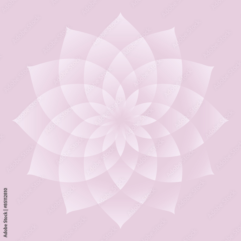 Lotus; an important sacred symbol in the Buddhism and Hinduism. Stock ...