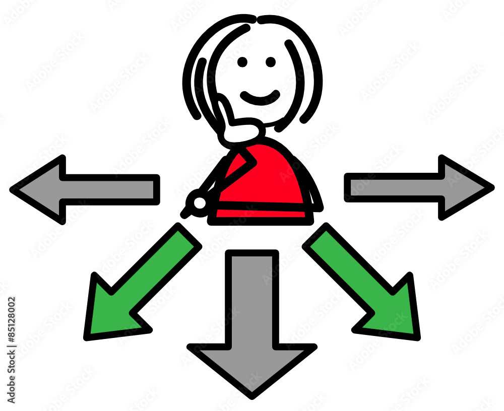 Entscheidung Stock-Vektorgrafik | Adobe Stock