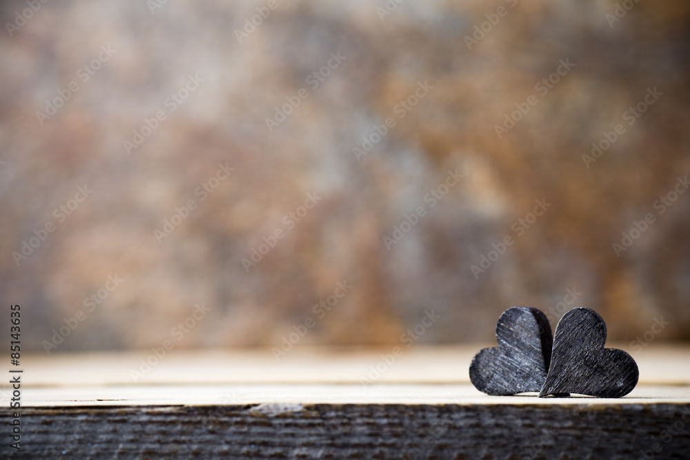 Rustic heart. Stock Photo | Adobe Stock