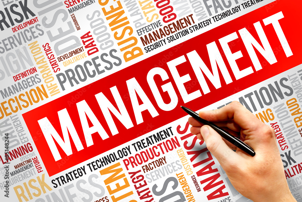 Management word cloud, business concept Stock Photo | Adobe Stock