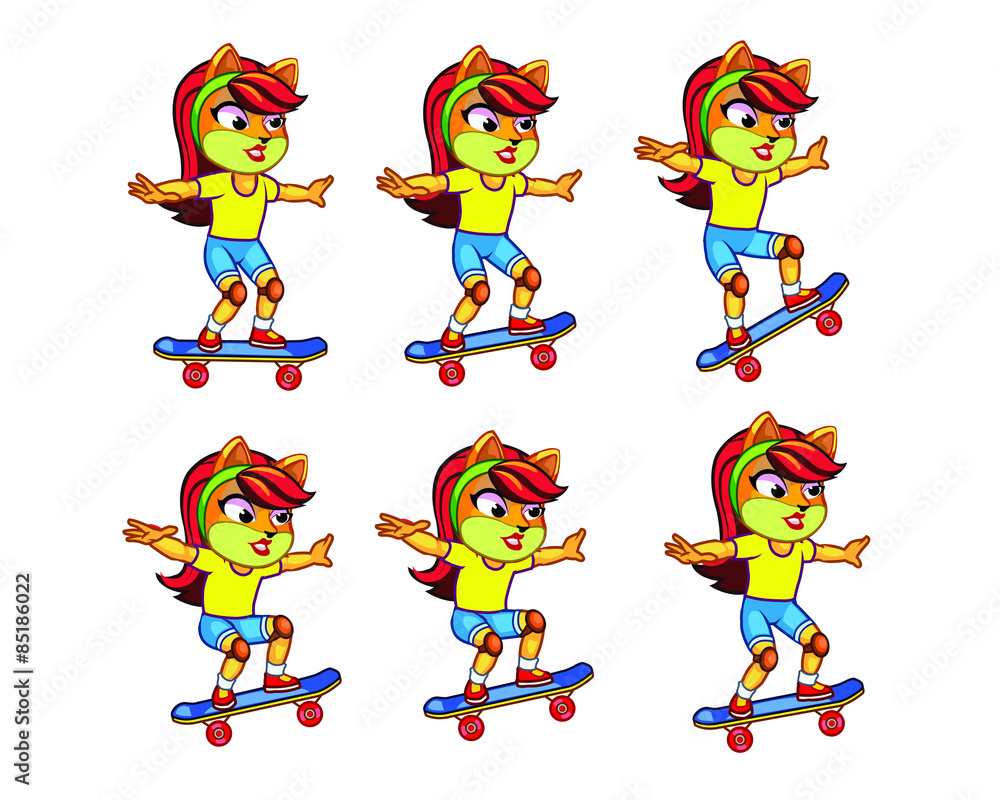 Girl Sprite Sheet Jumping