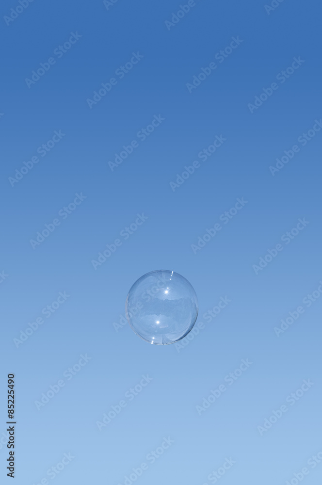 Floating bubble Stock Photo | Adobe Stock
