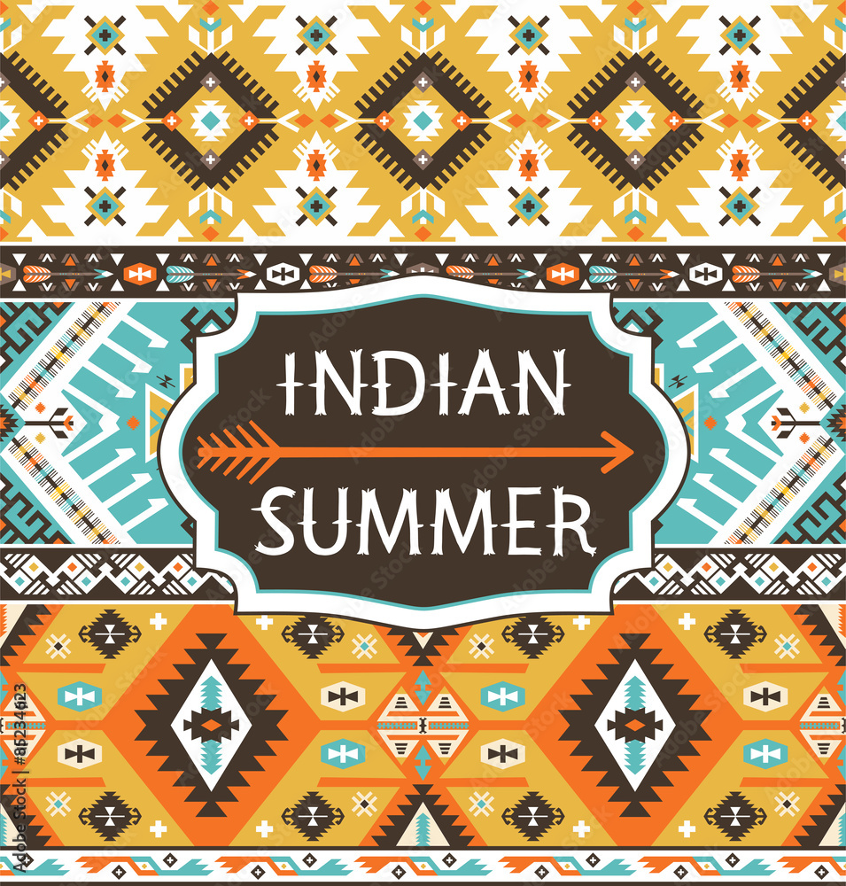 Bright Aztec Pattern