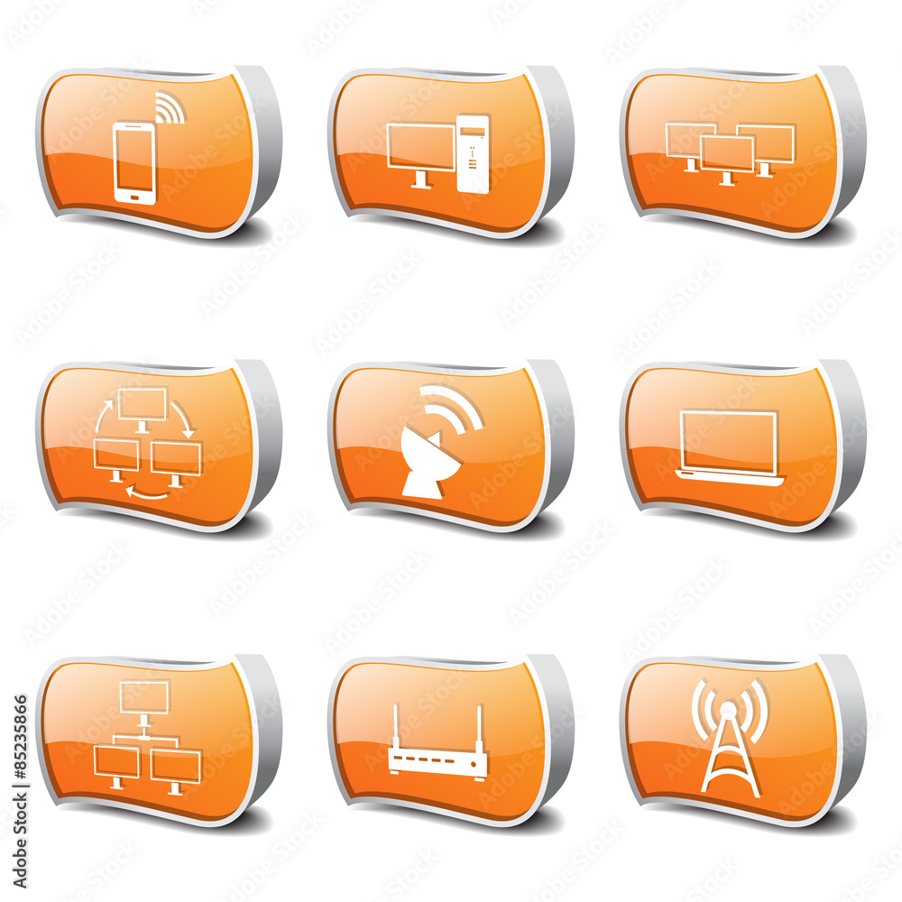 Orange Telecom Icon