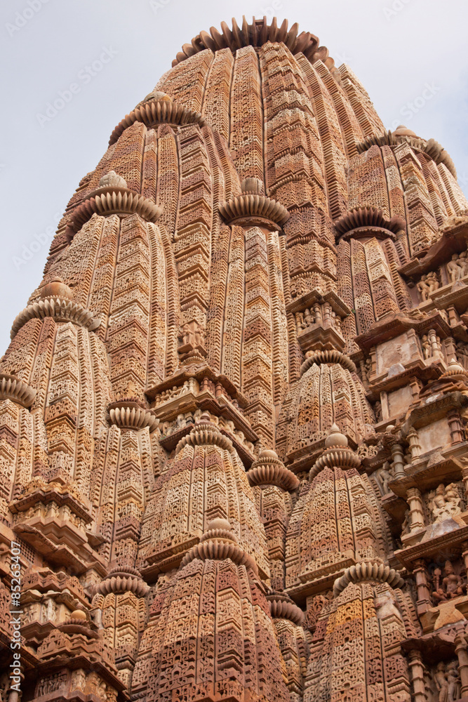 Fotografia do Stock: Part of the Hindu temple complex at Khajuraho ...