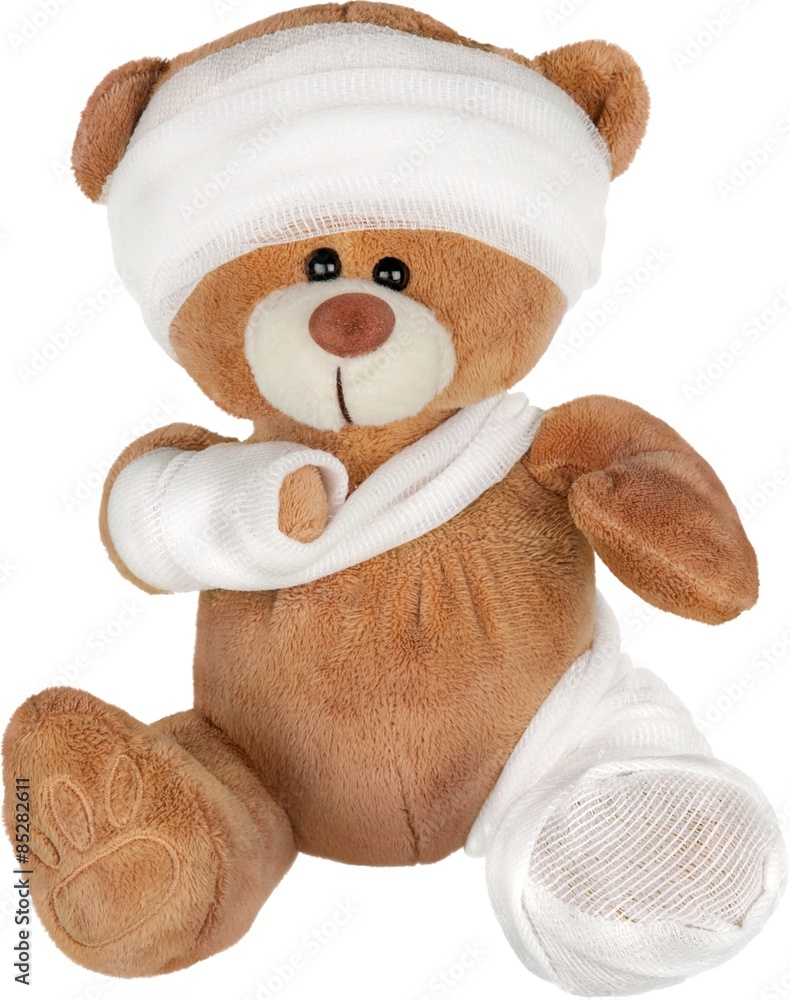 Teddy Bear, Physical Injury, Broken. Stock Photo | Adobe Stock