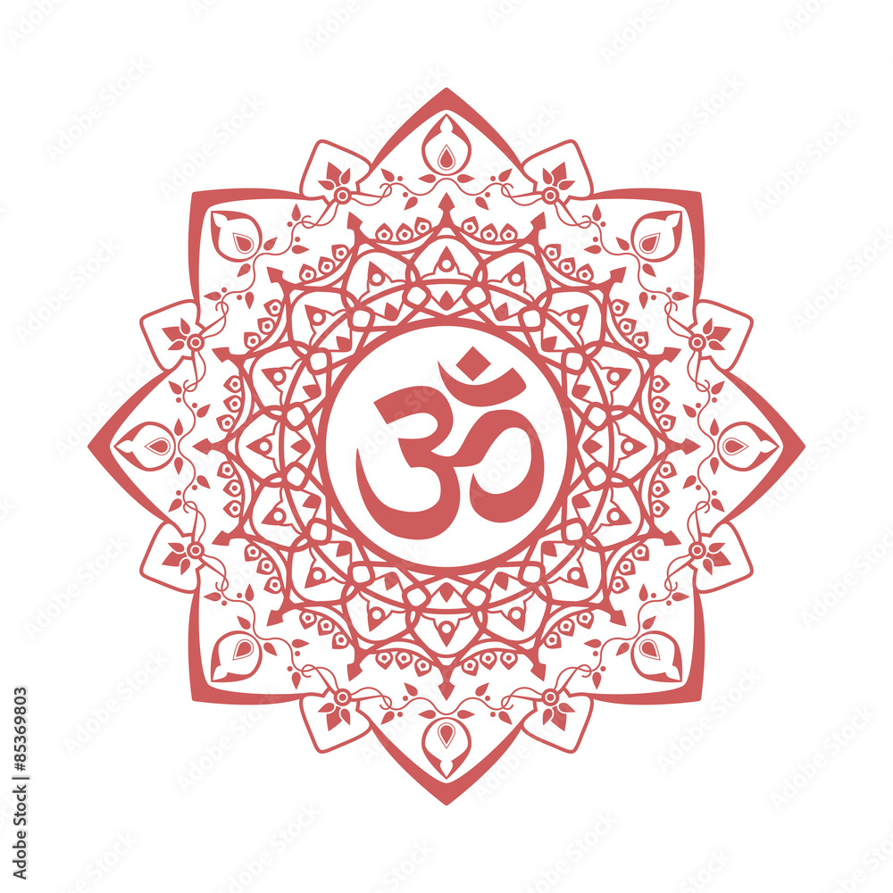 om symbol Stock Vector | Adobe Stock