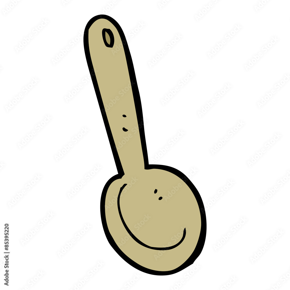 cartoon spoon Stock Vector | Adobe Stock