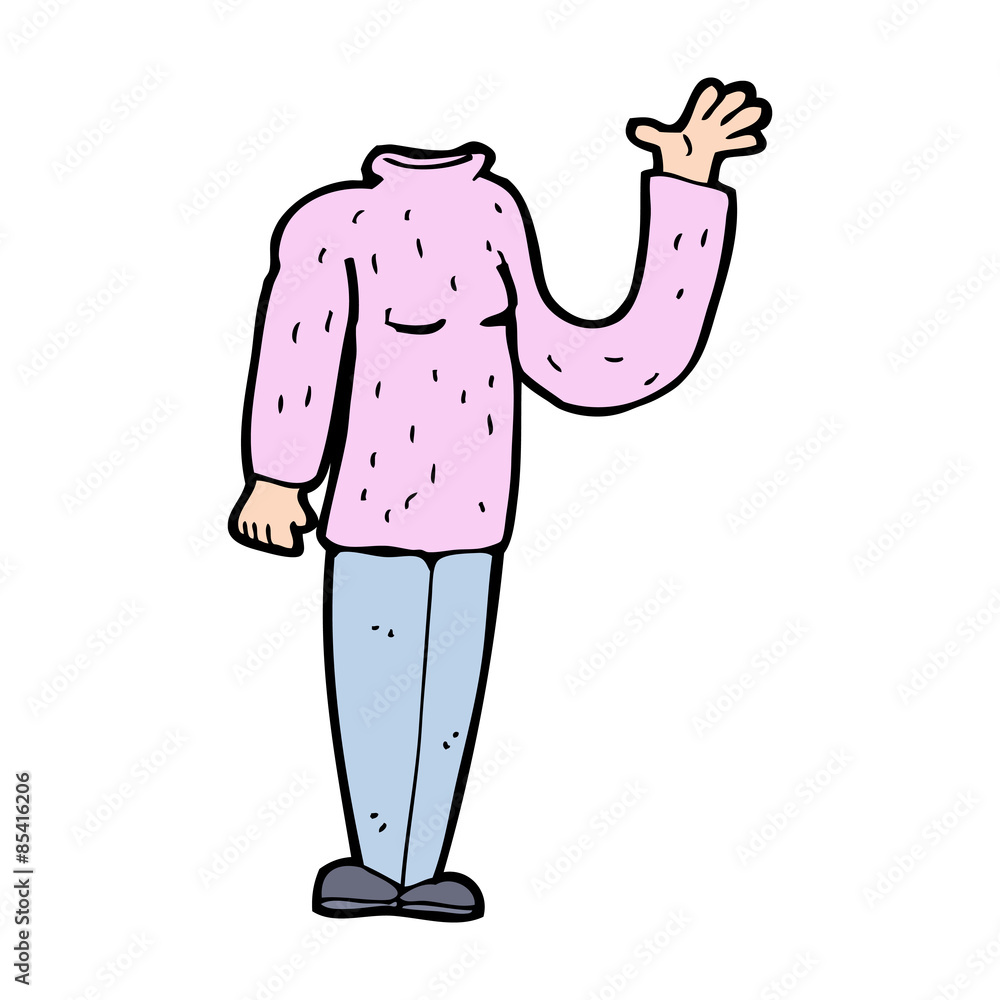 cartoon headless body (mix and match cartoons or add own photo) Stock ...