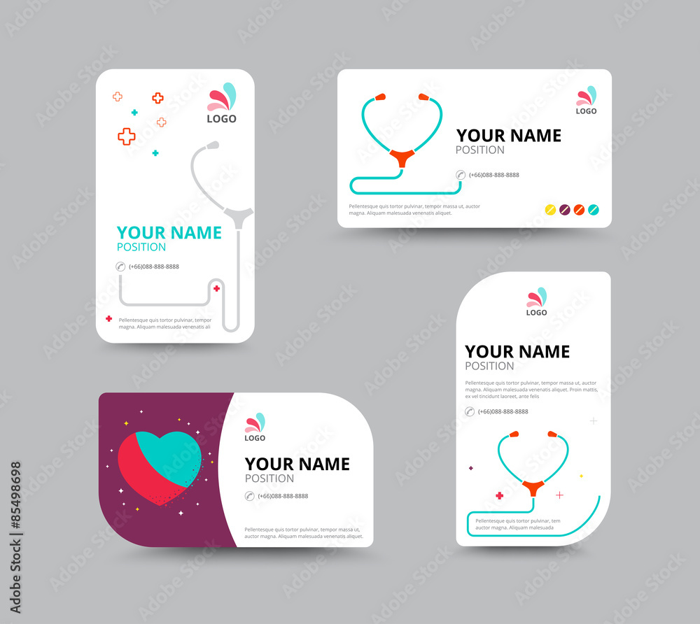 Business card template, business card layout design, vector illu Stock ...