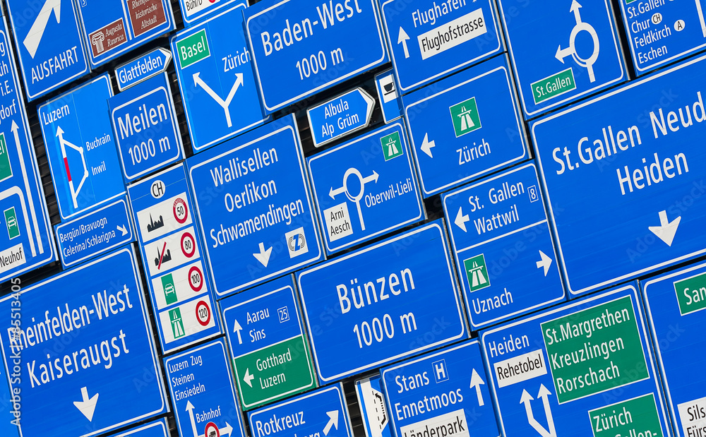 Road signs Stock Photo | Adobe Stock