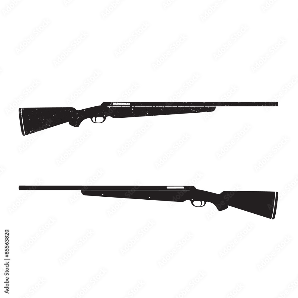 Hunting Rifle Vector