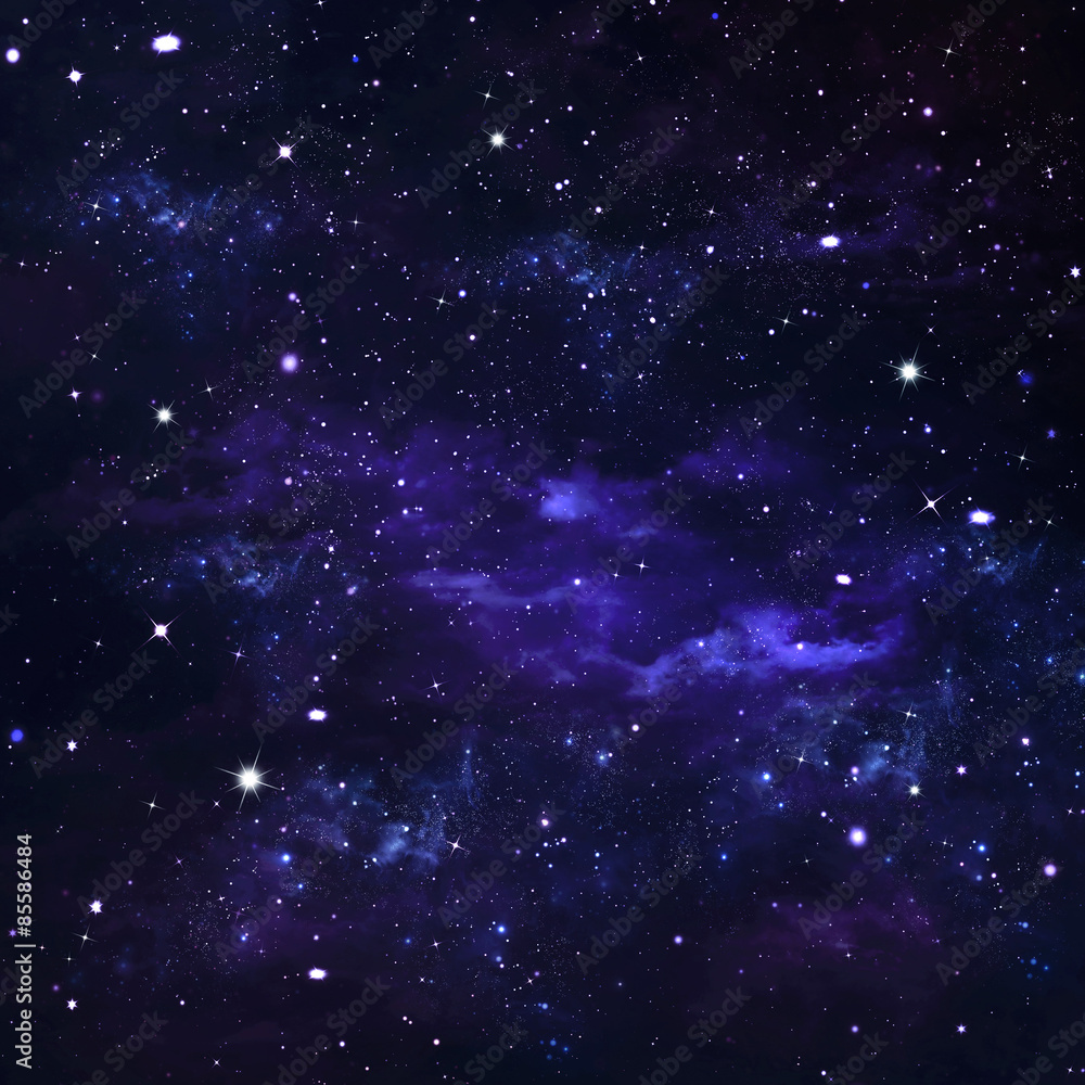 deep space, abstract blue background Stock Illustration | Adobe Stock