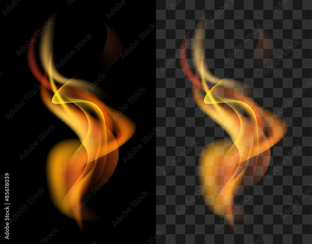 fire transparent translucent flame torch Stock Illustration | Adobe Stock