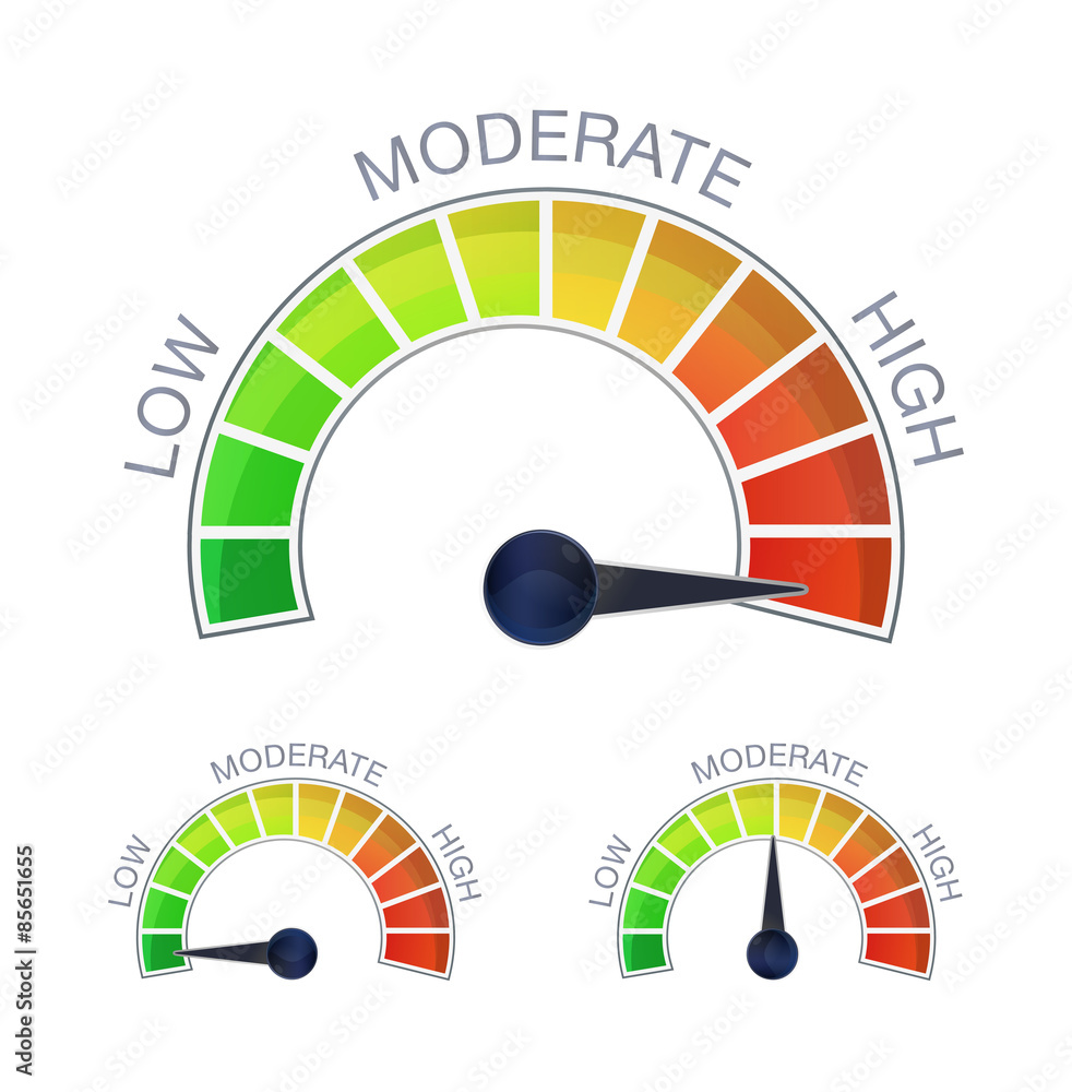 Energy Level Meter - Illustration Stock Vector | Adobe Stock