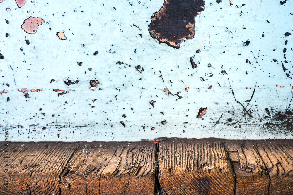 grunge decay wood plank and rusty metal wall,texture background Stock ...
