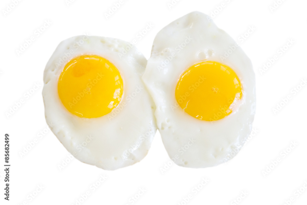 2 White Eggs