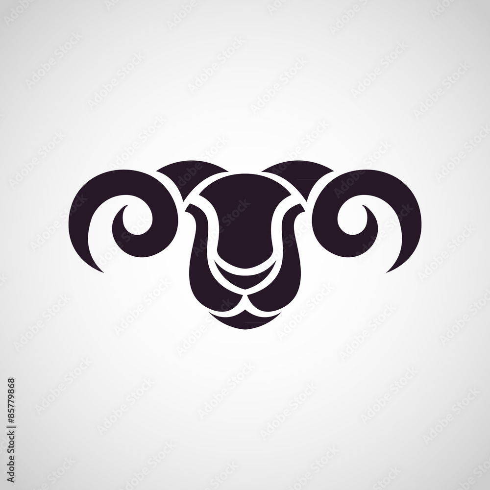 ram logo vector Stock Vector | Adobe Stock