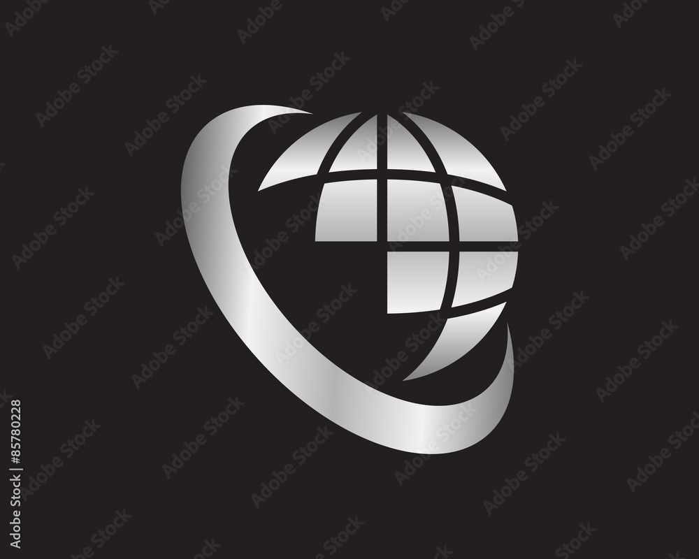 Circle Globe Global Logo Stock Vector | Adobe Stock Circle Globe Global Logo Stock Vector | Adobe Stock