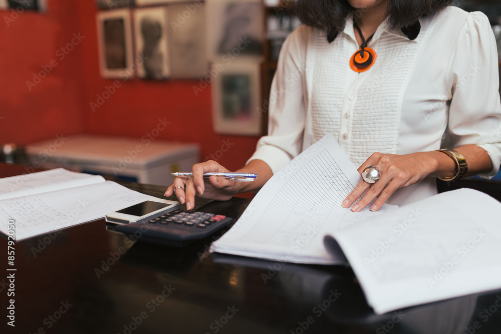 Counting income Stock Photo | Adobe Stock