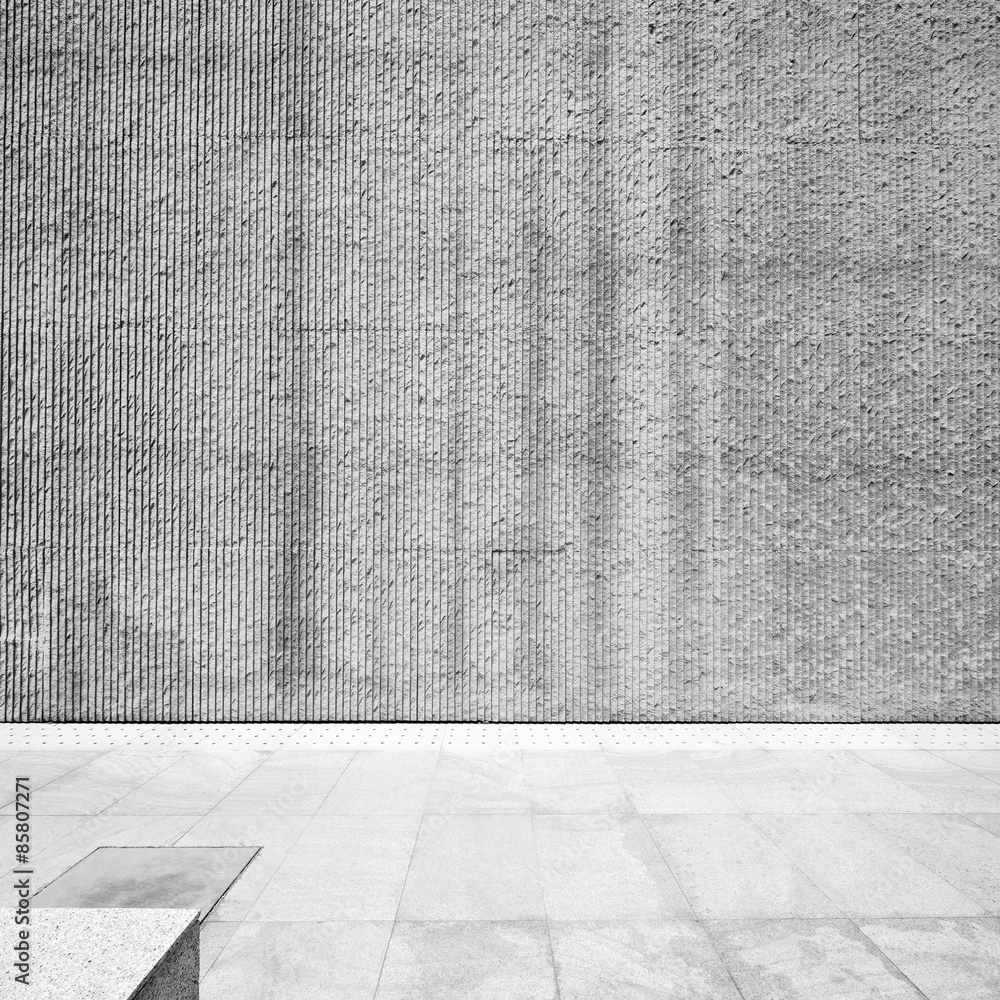 concrete wall and floor wall mural wallpaper | Muraledesign.com