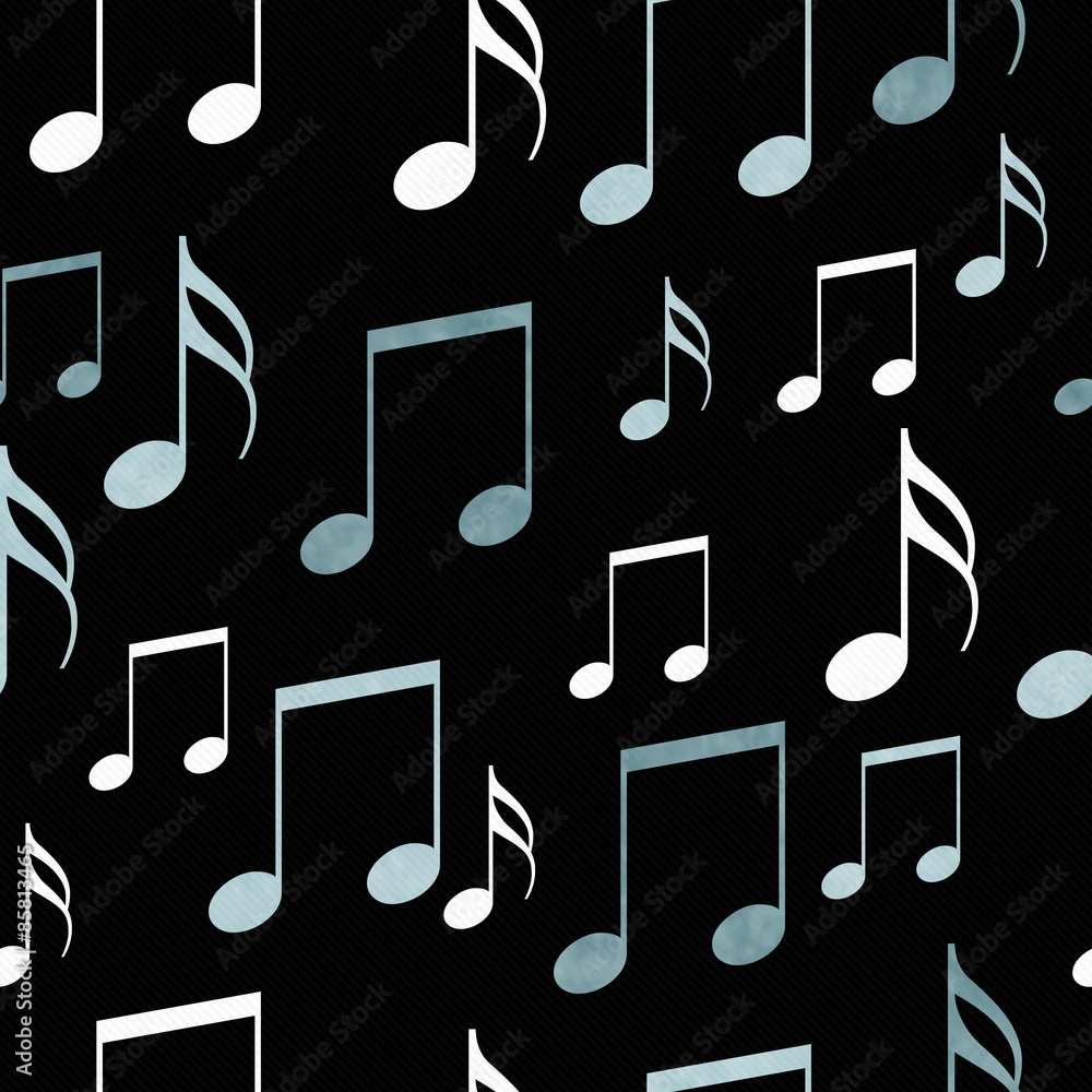 Blue And Black Music Background