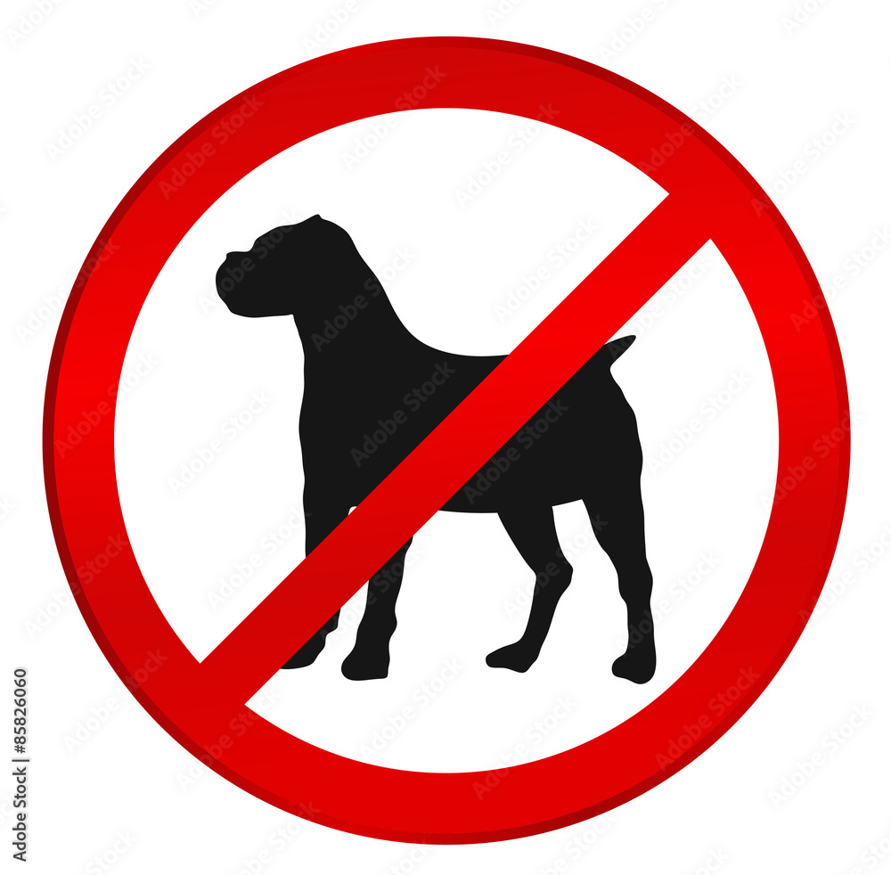 No Dog Sign Stock Vector Adobe Stock no-dog-sign-stock-vector-adobe-stock