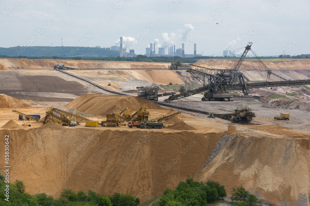 Braunkohle-Tagebau Garzweiler Stock Photo | Adobe Stock