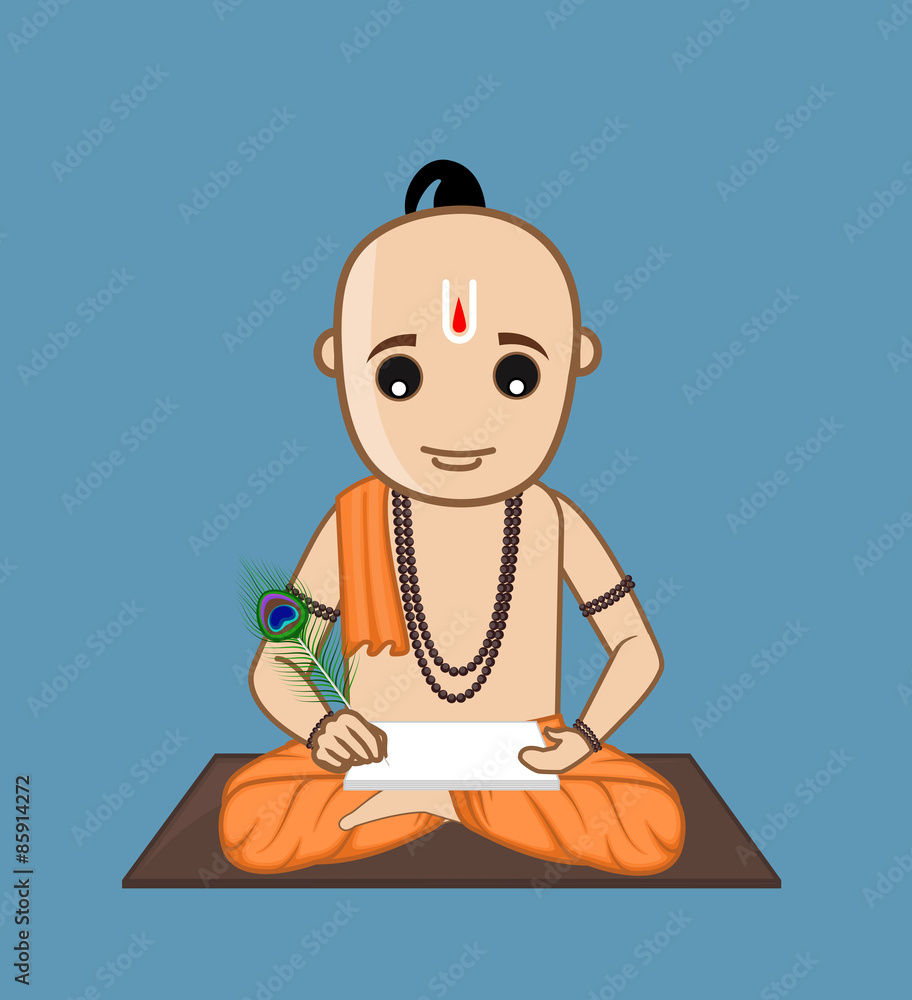 Tulsidas - Indian Saint Writer of ramayana Stock Vector | Adobe Stock