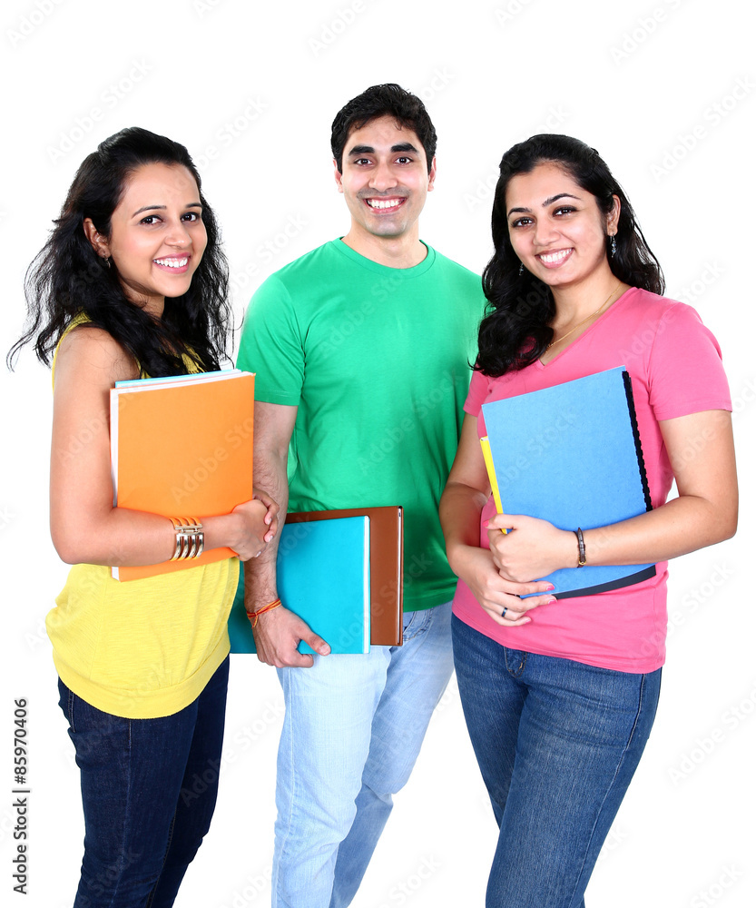 Students White Background