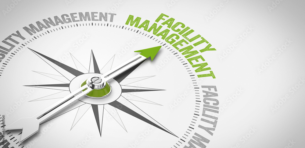 Compass Facility Management Stock Illustration | Adobe Stock