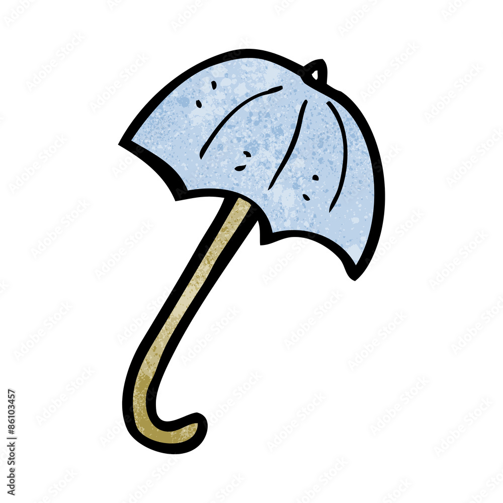 cartoon umbrella Stock Vector | Adobe Stock