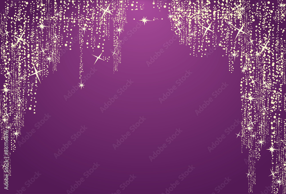 magic purple glitter background Stock Vector | Adobe Stock
