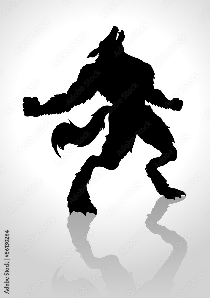 Werewolf Stock Vector | Adobe Stock
