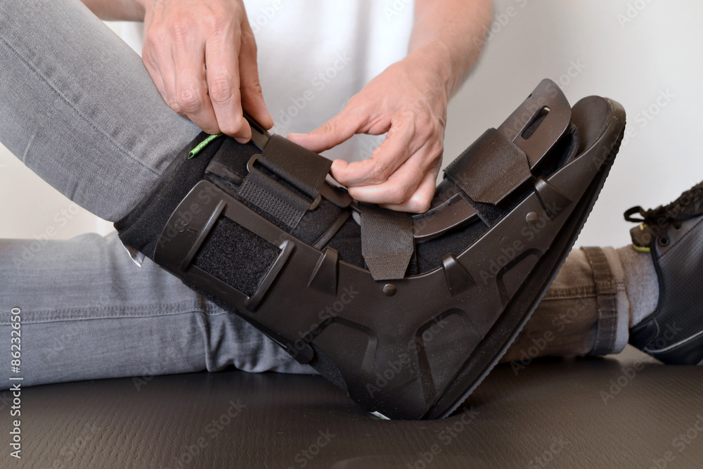 Short Walker Orthese Stock Photo | Adobe Stock