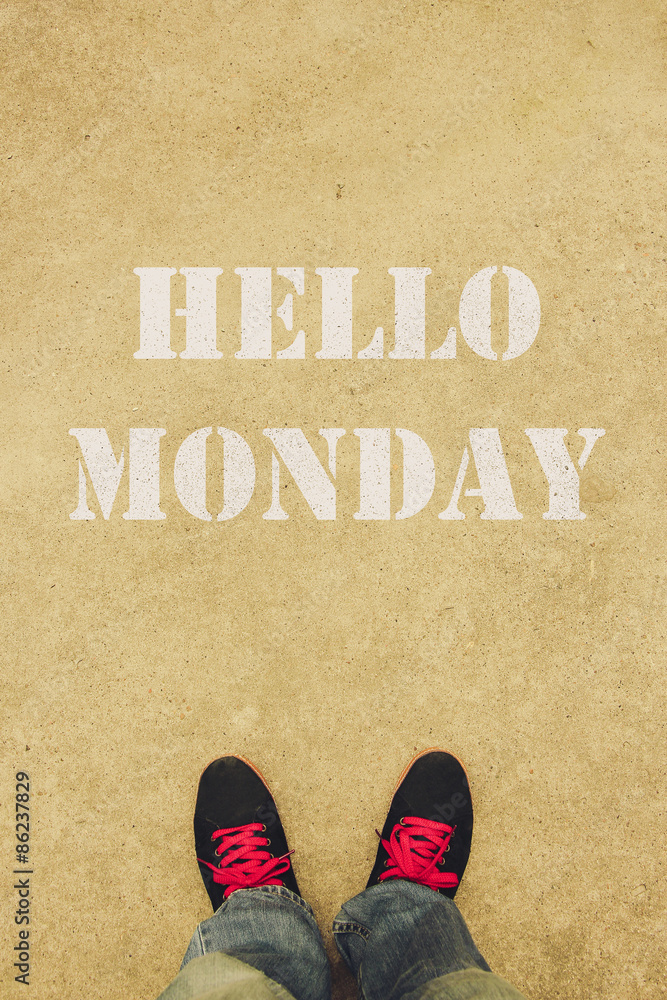 Hello Monday Stock Photo | Adobe Stock