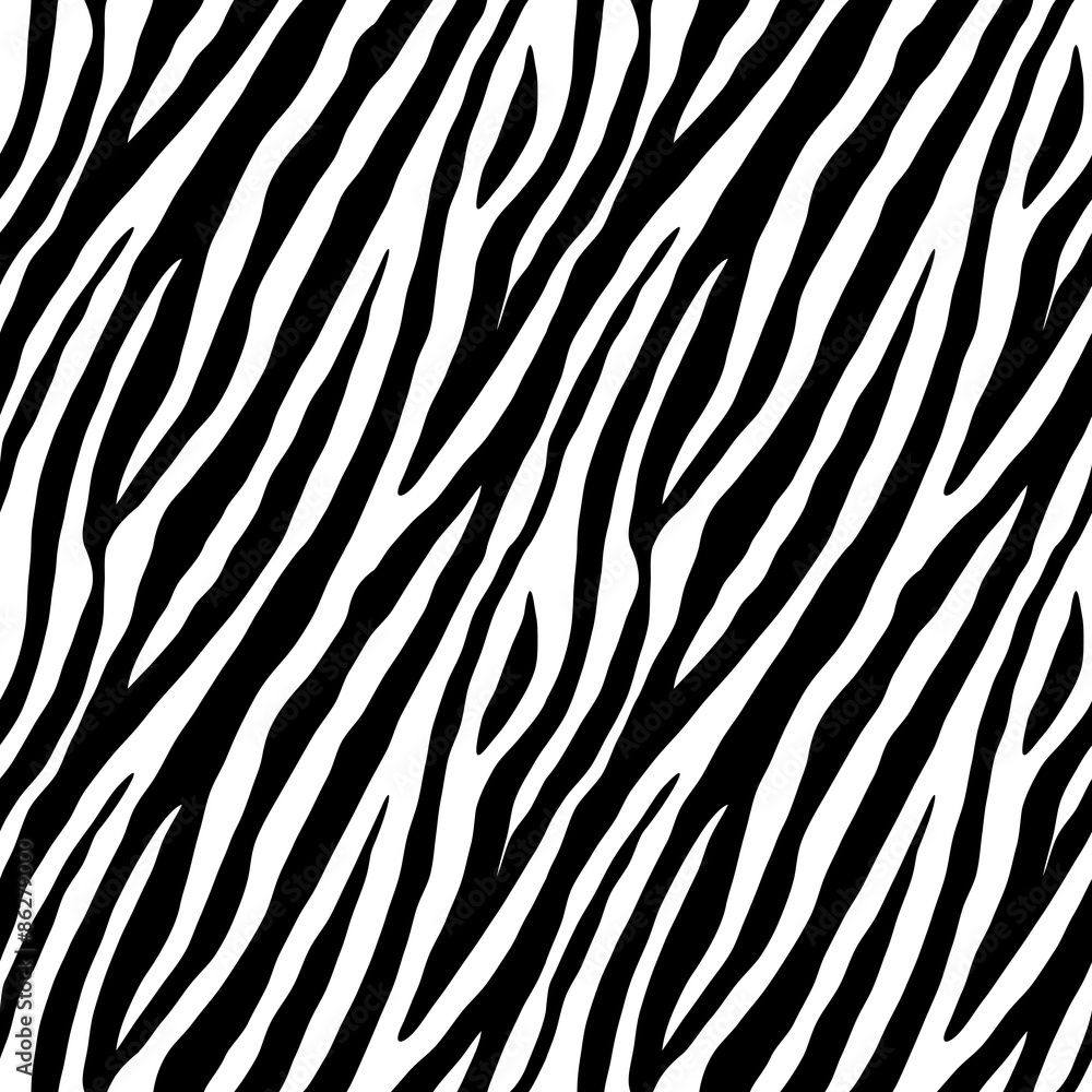 Zebra repeated seamless pattern Stock Vector | Adobe Stock