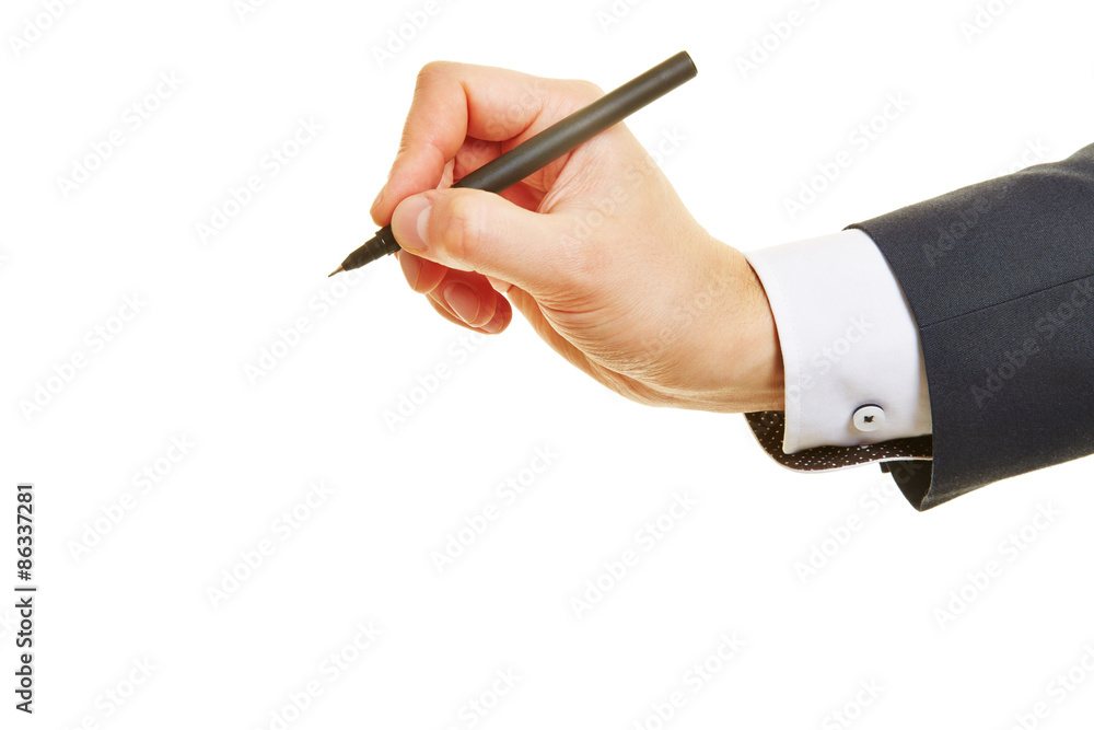 Hand drawing with pen Stock Photo | Adobe Stock