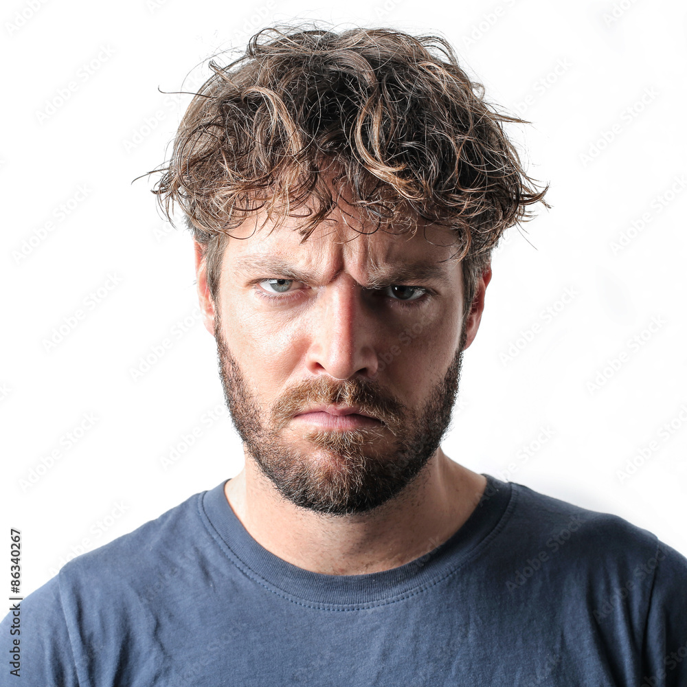 Angry man Stock Photo | Adobe Stock
