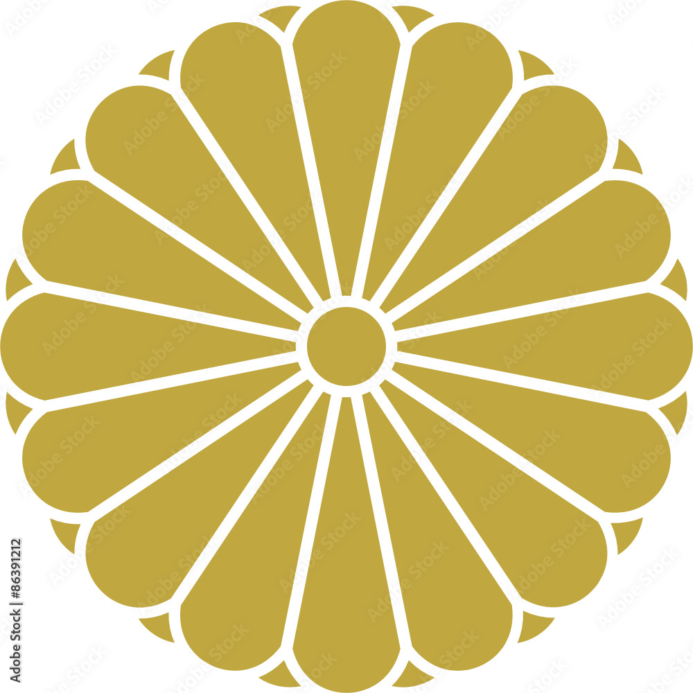 Imperial Seal of Japan Stock Vector | Adobe Stock