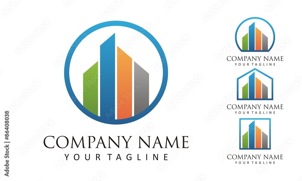 Market Statistic Report Logo Template. Finance Logo / Bank Logo Stock ...