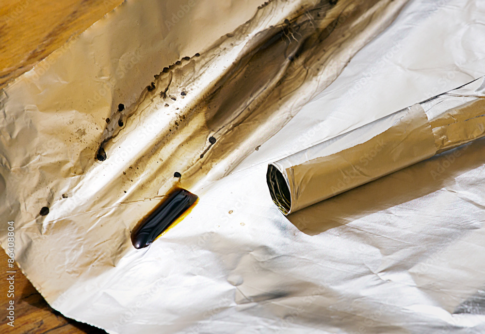 Drug abuse Opiate tooter Stock Photo | Adobe Stock