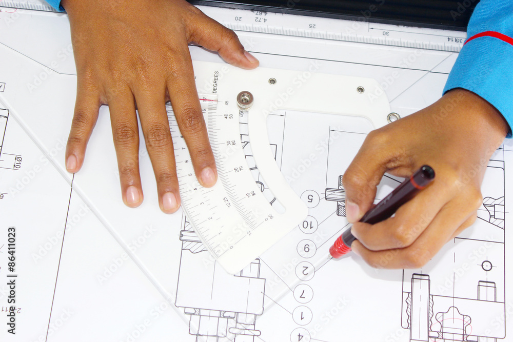 technical drawing Stock Photo | Adobe Stock