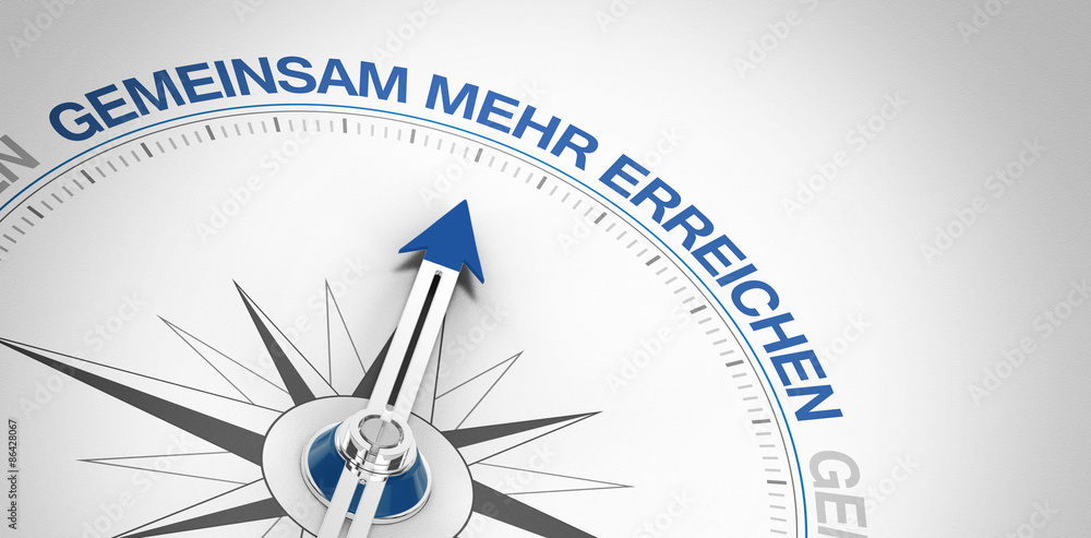 Gemeinsam mehr erreichen ilustración de Stock | Adobe Stock